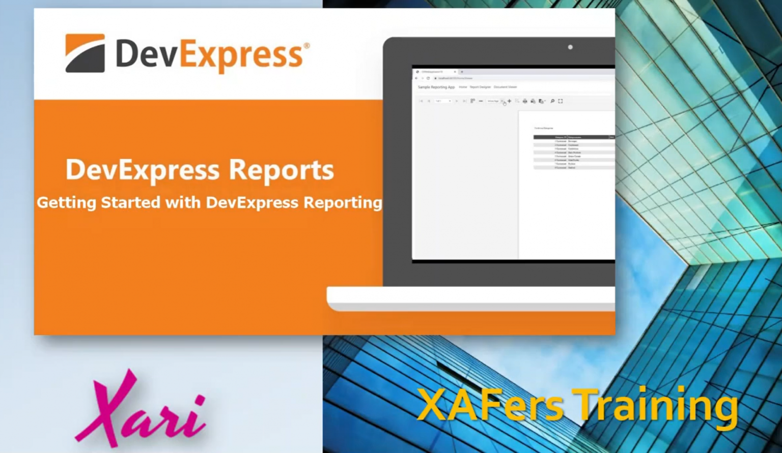 DevExpress Reports - Xari.io
